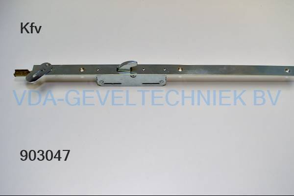 KFV opzetstuk/verlengstuk V/2532 zilver t.b.v. sleutelbediend slot ...